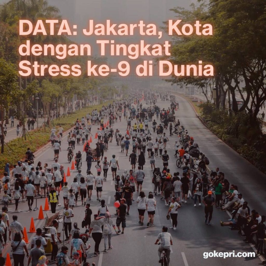 DATA: Jakarta, Kota dengan Tingkat Stres ke Sembilan Dunia